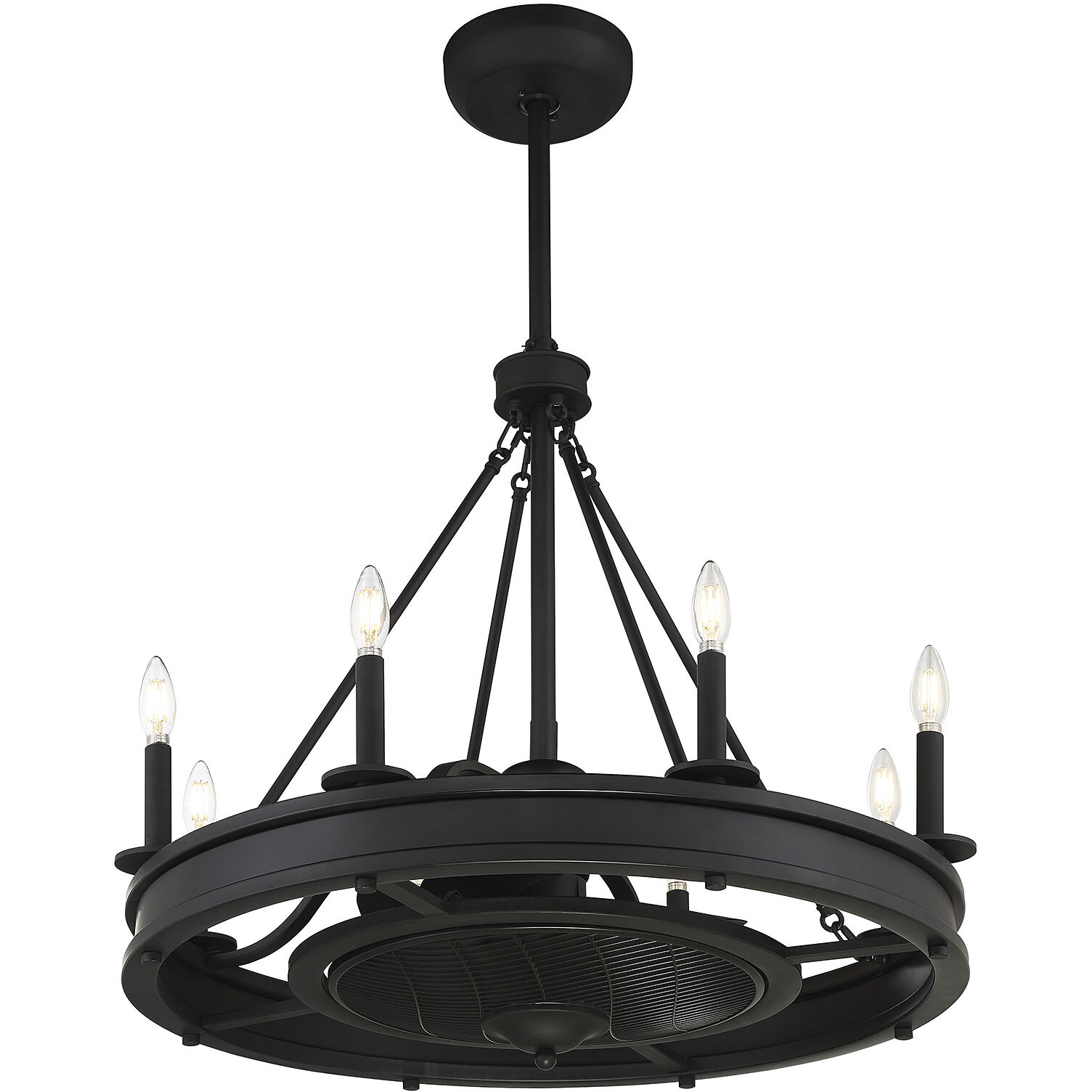 Savoy House 39-FD-124-89 Lyon 14 inch Matte Black with Black Blades Fan ...