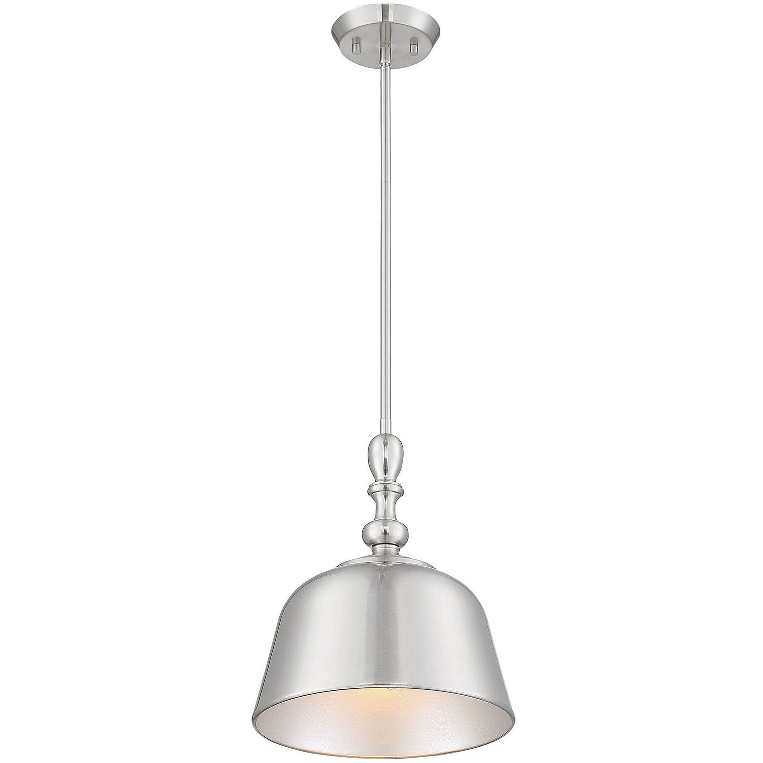 Savoy House 7-3751-1-SN Berg 1 Light 12 inch Satin Nickel Pendant ...