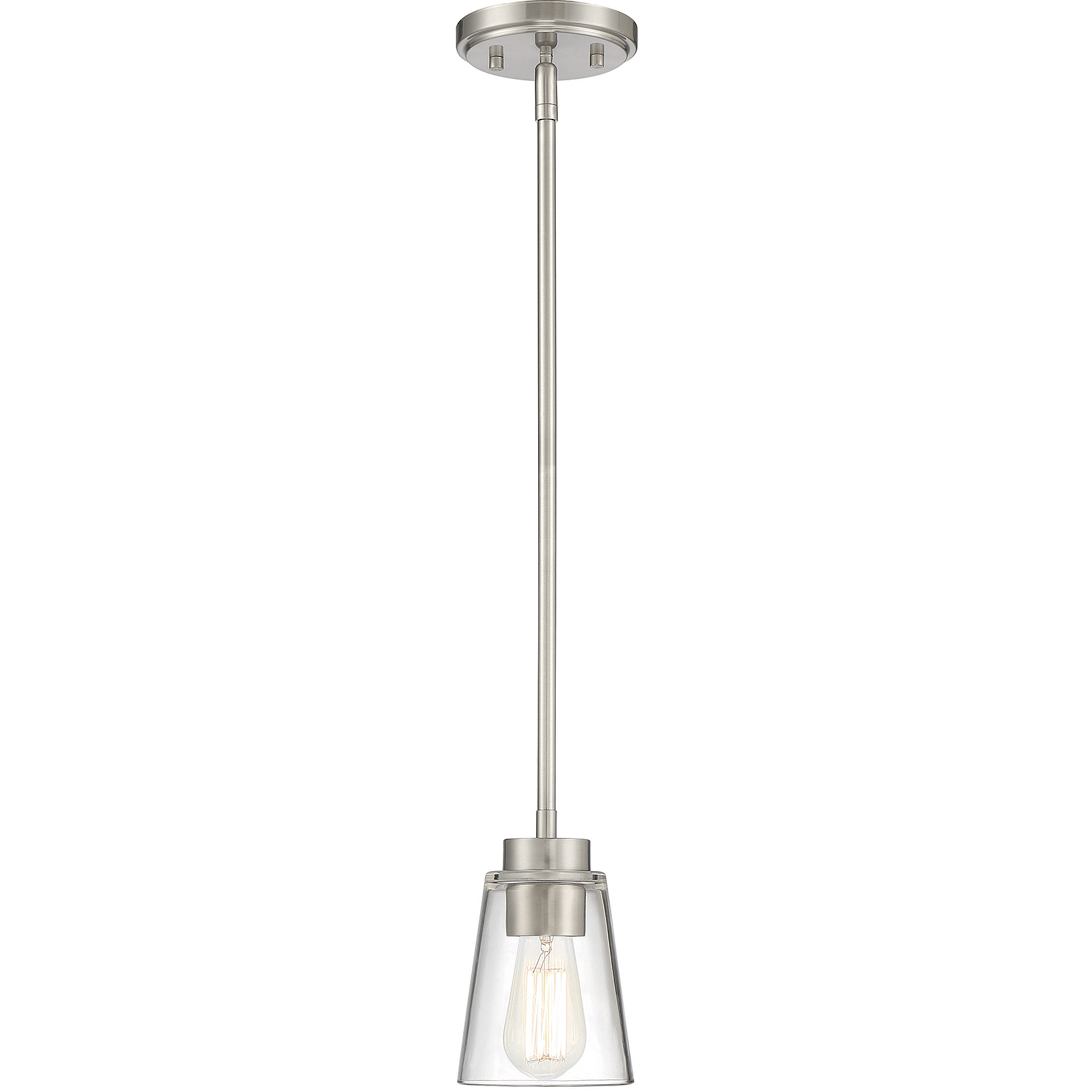 Savoy House 7-1026-1-SN Calhoun 1 Light 5 inch Satin Nickel Mini ...