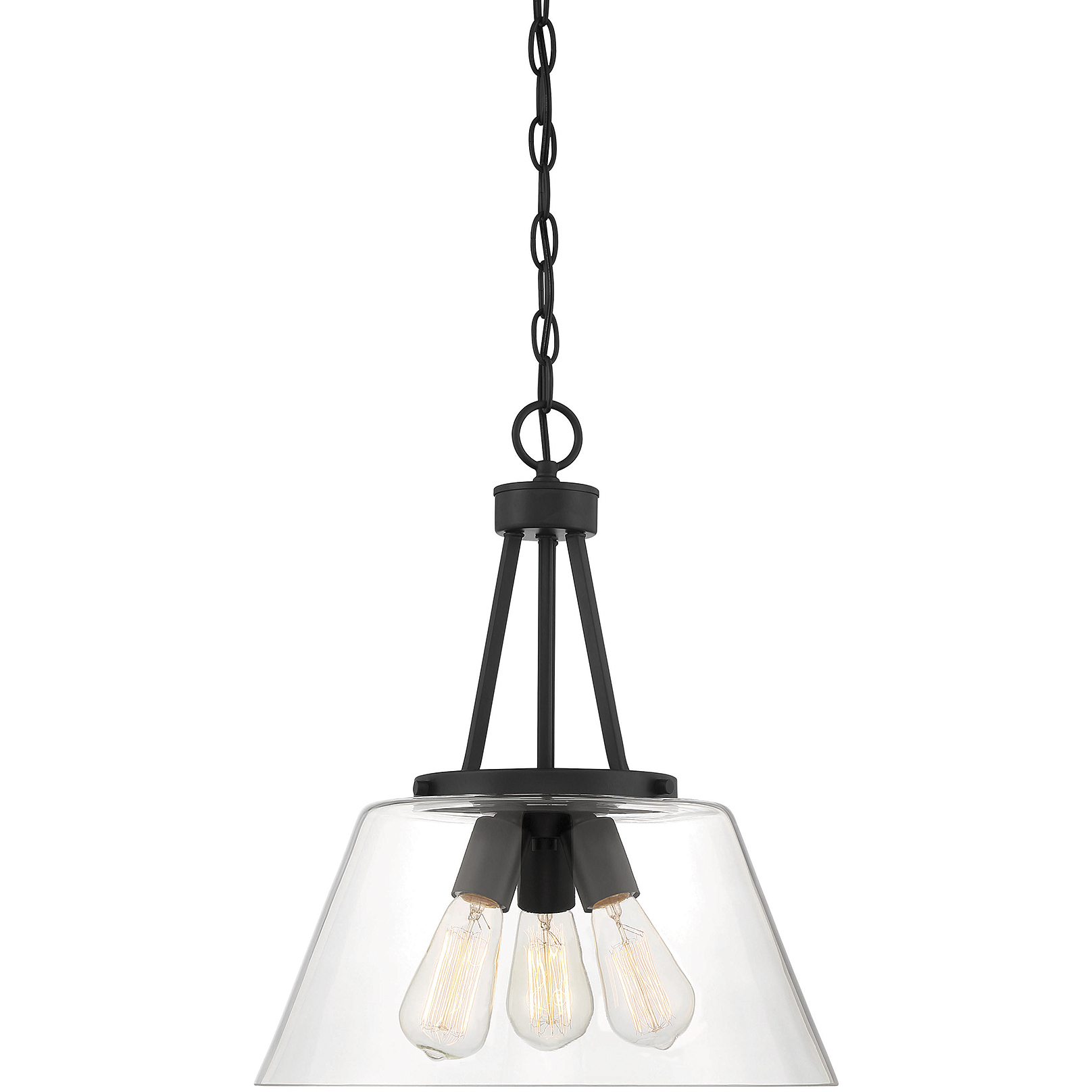 Savoy House 7-1025-3-89 Calhoun 3 Light 15 inch Matte Black Pendant ...
