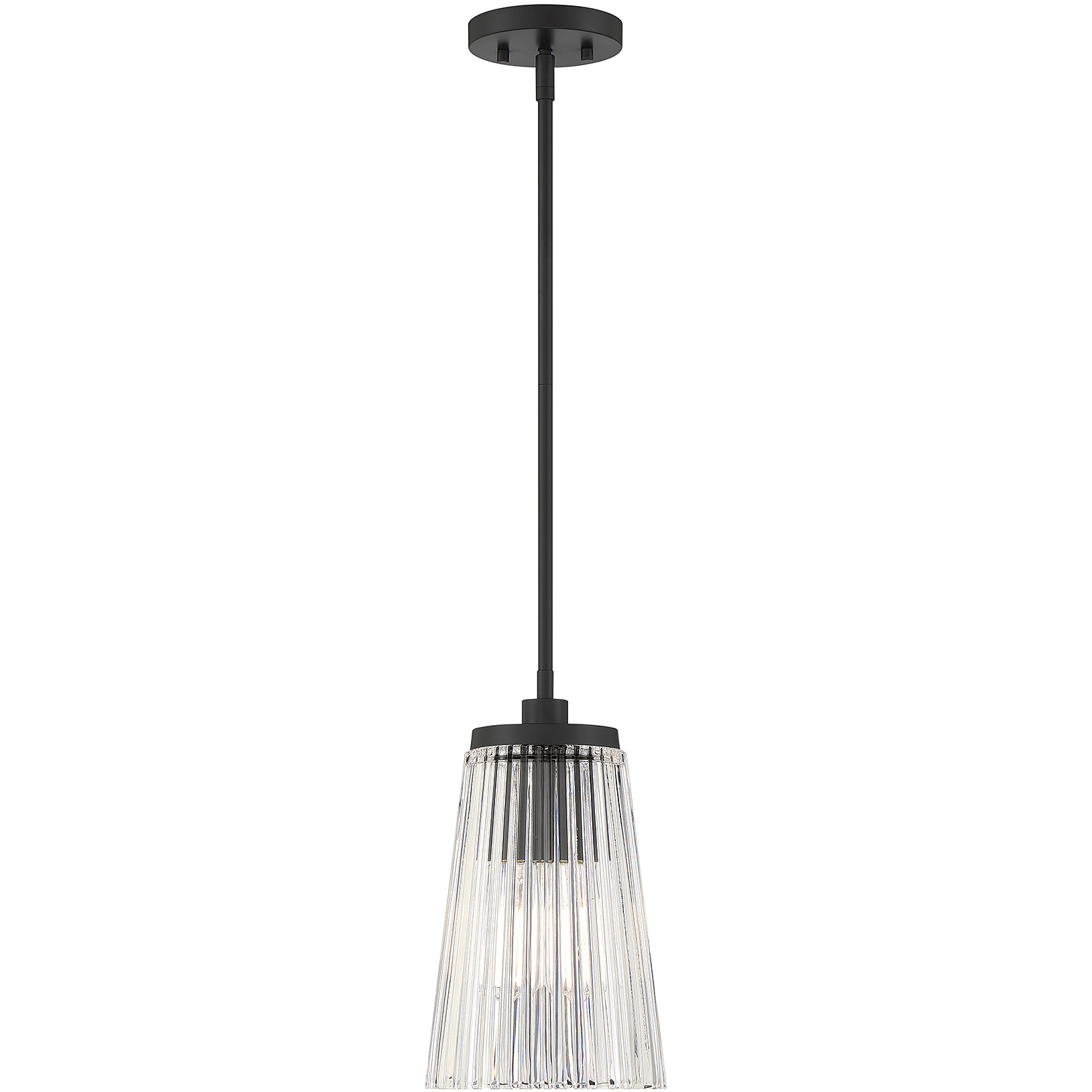 Savoy House 7-1742-1-89 Chantilly 1 Light 8 inch Matte Black Pendant ...